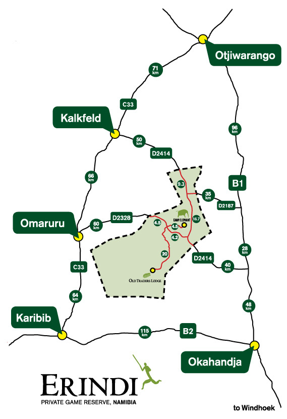 Welcome to Erindi Game Reserve Omaruru Namibia accommodation and places ...