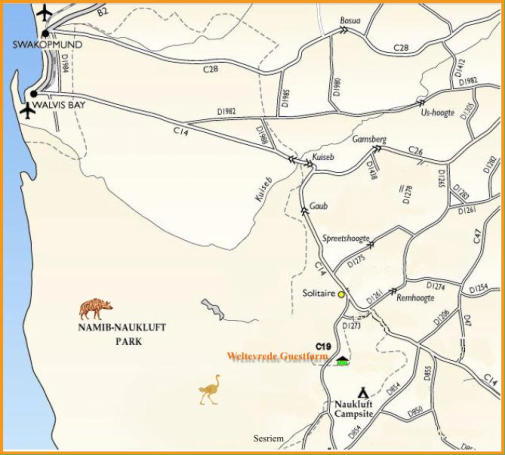 Welcome to Weltevrede Lodge Sesriem Namibia accommodation and places to ...
