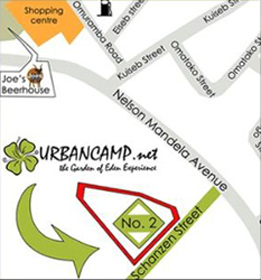 Urban Camp Windhoek Namibia Hotels, Accommodation, Lodges, Camping and ...